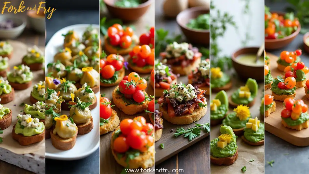 Delicious vegan hors d'oeuvres ideas | Fork and Fry